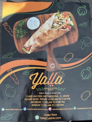 YALLA MIDDLE EASTERN CUISINE - 15 Photos & 23 Reviews - 11400 Lincoln ...