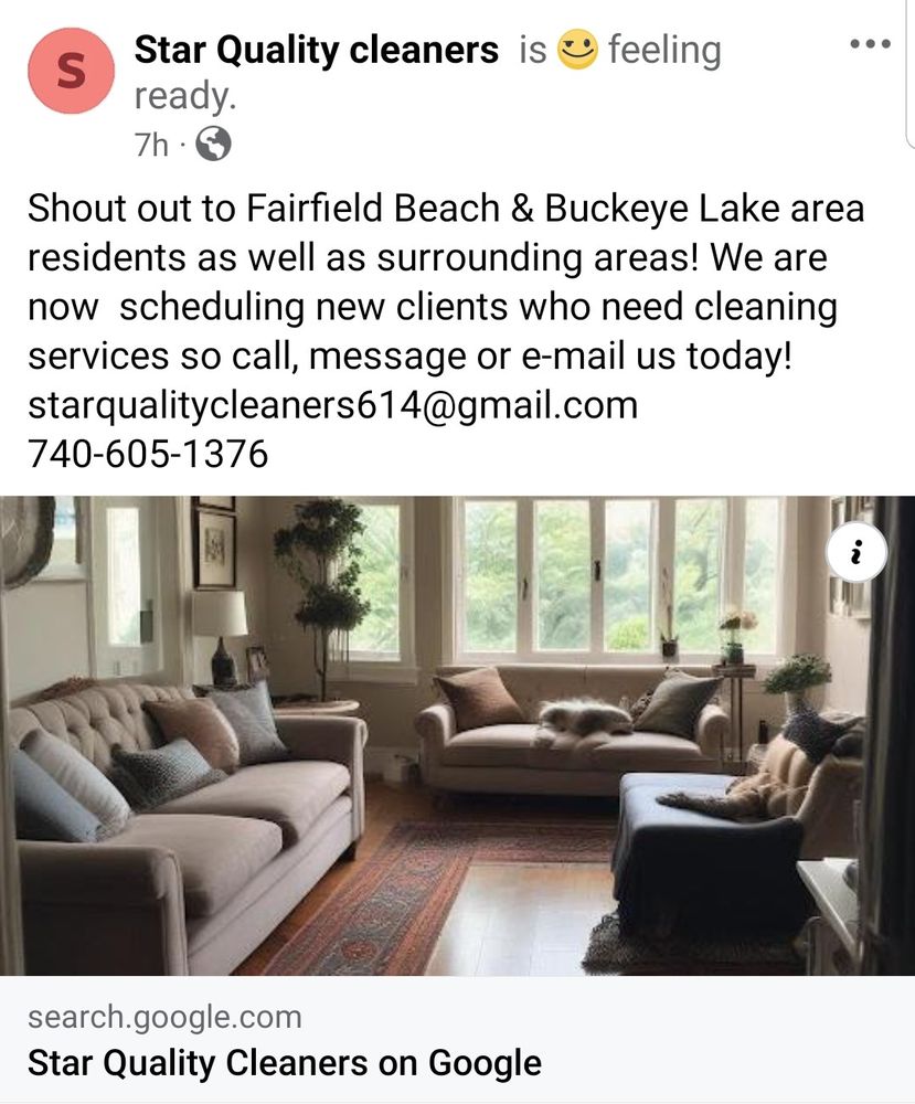 STAR QUALITY CLEANERS - Updated October 2025 - Thornville, Ohio - Home ...