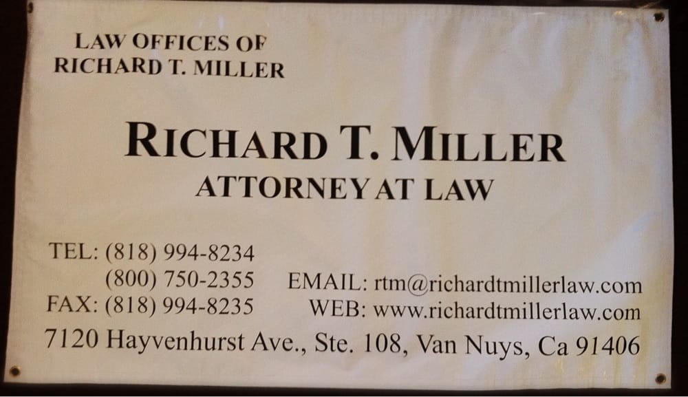THE LAW OFFICES OF RICHARD T. MILLER - Updated June 2026 - 7120 ...