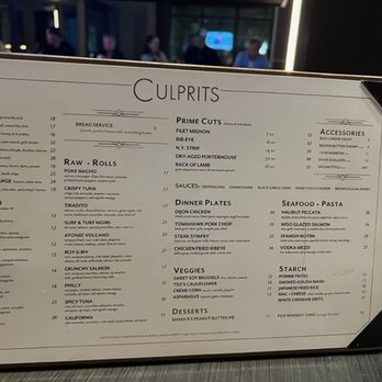 CULPRITS - Updated January 2025 - 346 Photos & 136 Reviews - 100 E ...