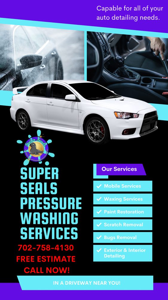 SUPER SEALS - Updated 2024 - Las Vegas, Nevada - Auto Detailing - Phone Number - Yelp