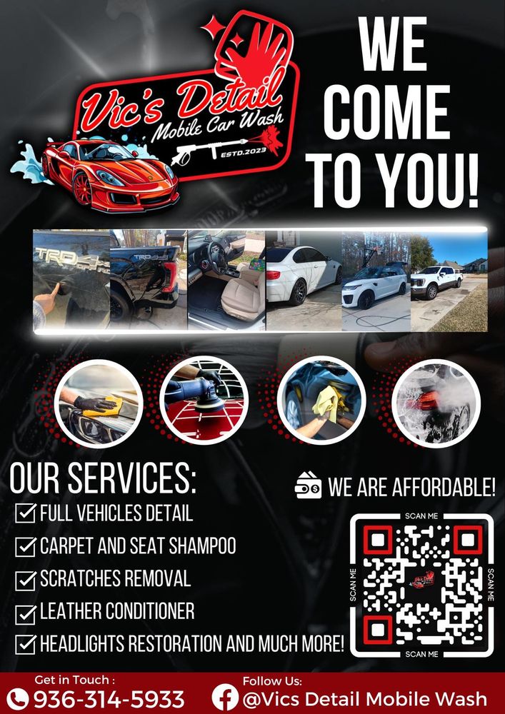 VICS DETAIL MOBILE WASH - Updated January 2025 - Request a Quote - 33 Photos - Conroe, Texas ...