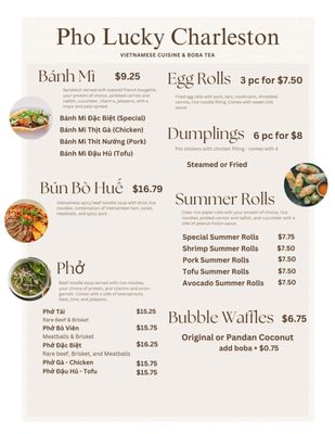 PHO LUCKY & BOBA TEA - Updated October 2024 - 1145 Johnnie Dodds Blvd ...
