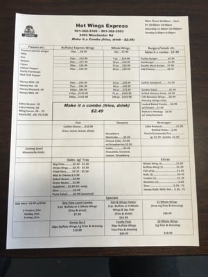 HOT WINGS EXPRESS - Updated May 2025 - 11 Reviews - 3303 Winchester Rd ...