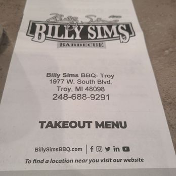 BILLY SIMS BBQ - Updated October 2024 - 53 Photos & 85 Reviews - 1977 W ...