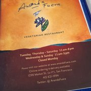 ANANDA FUARA - 656 Photos & 1128 Reviews - Vegetarian - 1298 Market St ...