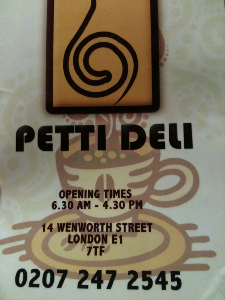 PETTI DELI - Coffee & Tea - 14 Wenworth Street, London, United Kingdom ...