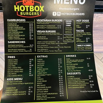HOTBOX BURGERS - Updated September 2024 - 161 Photos & 103 Reviews ...