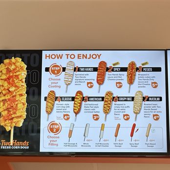 TWO HANDS KOREAN CORN DOGS - Updated October 2025 - 216 Photos & 106 ...