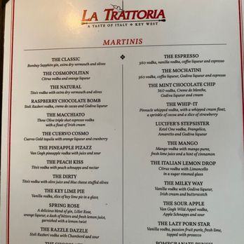 LA TRATTORIA OCEANSIDE Key West, FL - Updated November 2024 - 196 ...