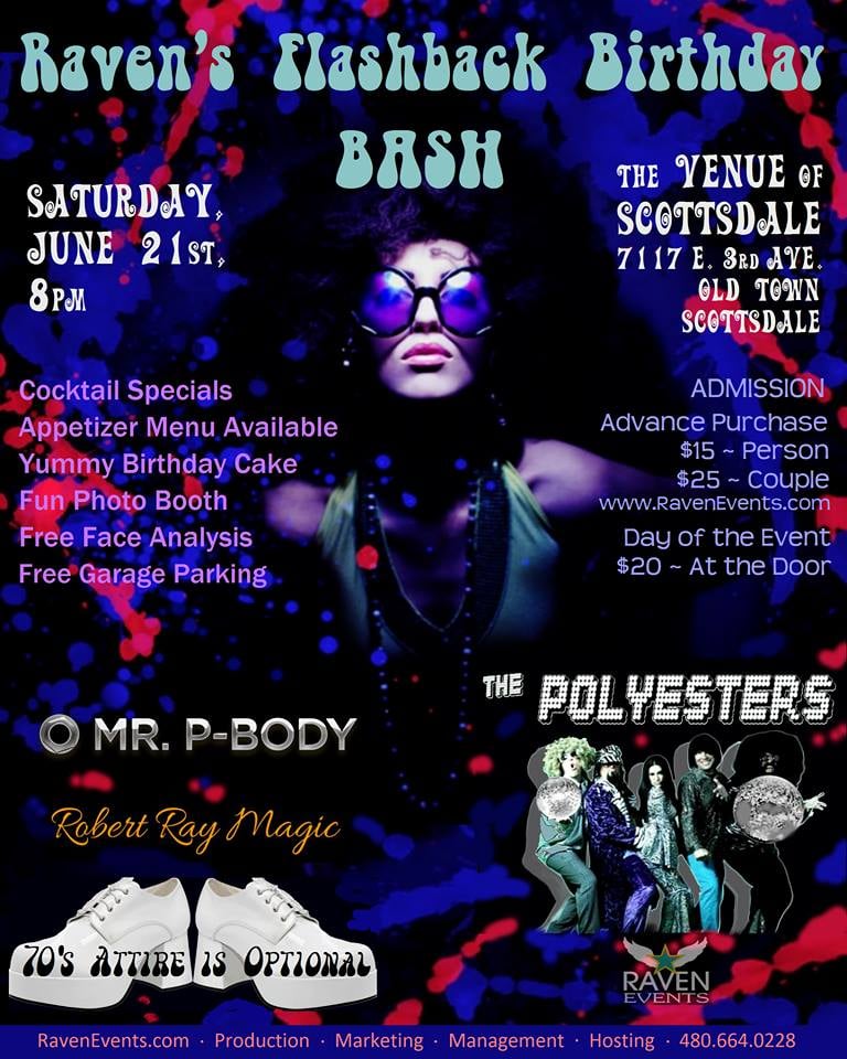 RAVEN EVENTS - Updated December 2025 - Scottsdale, Arizona - Party ...