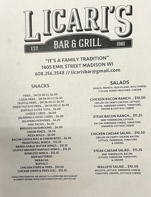 LICARI’S BAR AND GRILL - 45 Photos & 45 Reviews - 1405 Emil St, Madison ...