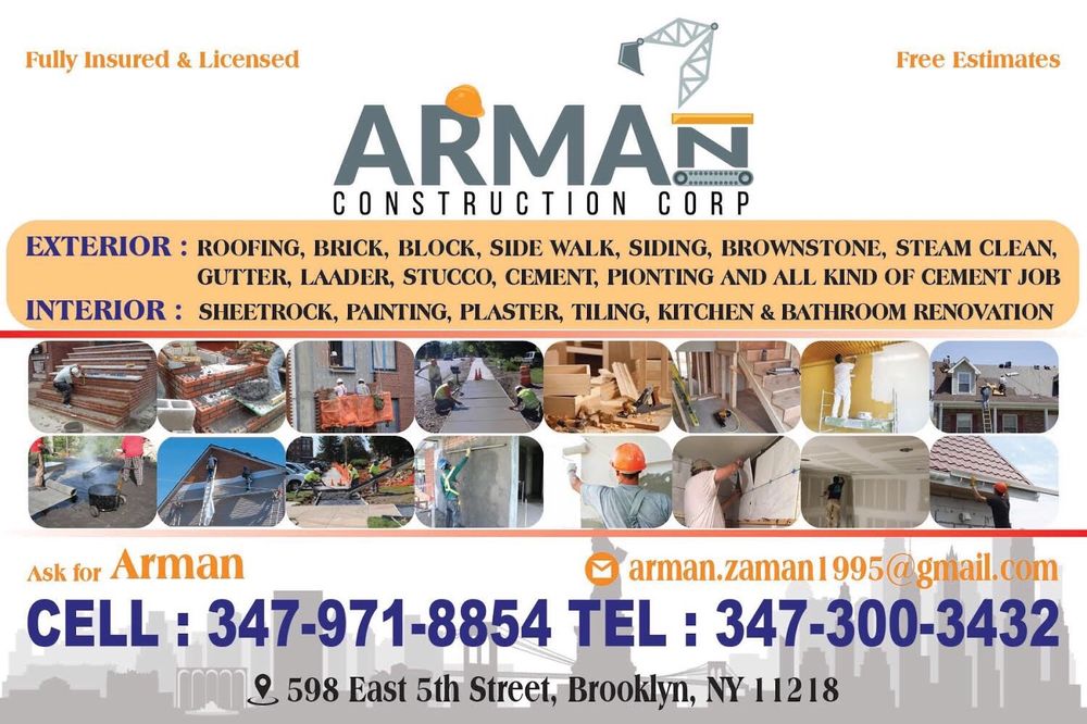 ARMAN CONSTRUCTION - Updated October 2025 - 22 Photos - 598 E 5th St ...