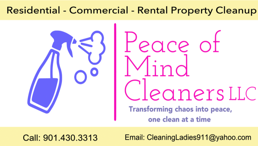 PEACE OF MIND CLEANING - Updated April 2025 - Request a Quote - Munford ...