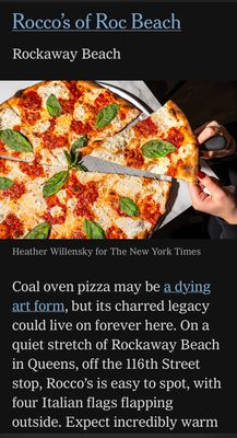 ROCCO’S OF ROC BEACH COAL BRICK OVEN PIZZA - Updated October 2025 - 473 ...