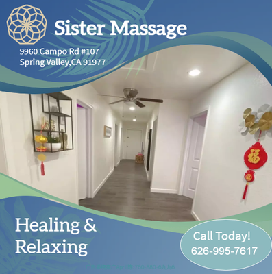 SISTER MASSAGE - Updated December 2025 - Request an Appointment - 11 ...