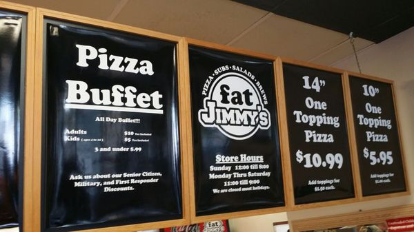 FAT JIMMY’S PIZZA - 119 Photos & 97 Reviews - 12216 Shelbyville Rd ...
