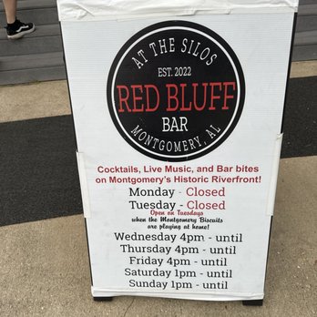 RED BLUFF BAR AT THE SILOS - Updated January 2026 - 355 Coosa St ...