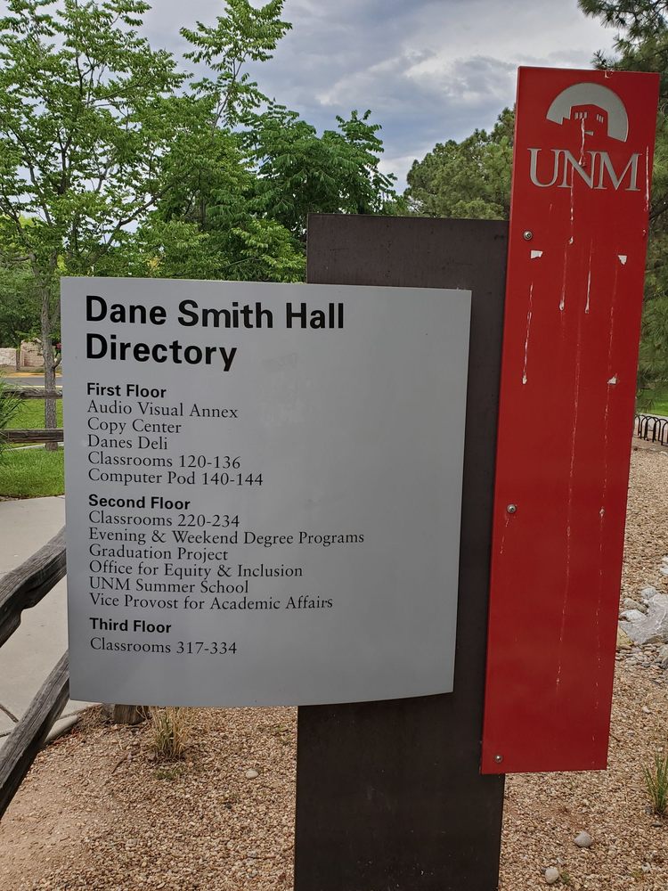 DANE SMITH HALL - UNM - Updated October 2025 - 601 Yale Blvd NE ...