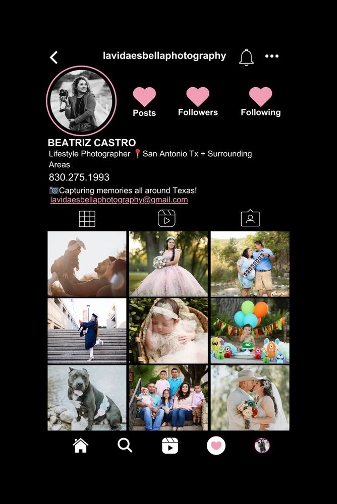 LA VIDA ES BELLA PHOTOGRAPHY - Updated April 2025 - San Antonio, Texas - Session Photography ...