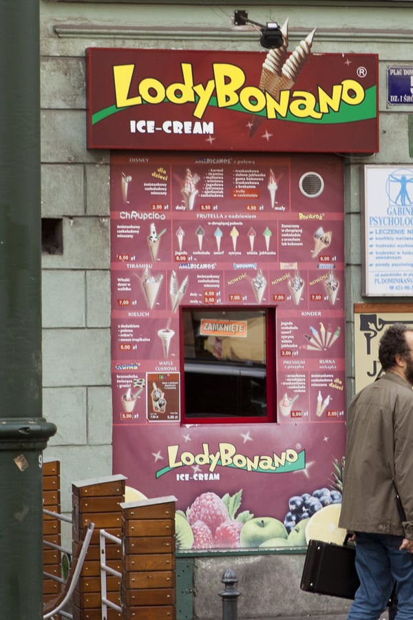 LODY BONANO - Plac Dominikański 5, Krakow, Poland - Ice Cream & Frozen ...