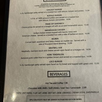 THE GASLIGHT DINING SALOON - Updated September 2025 - 13490 Main St ...