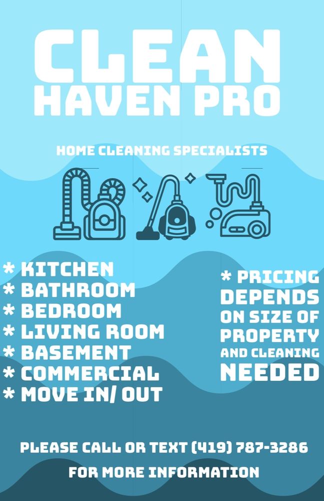 CLEAN HAVEN PRO - Lewis Center, Ohio - Home Cleaning - Phone Number - Yelp