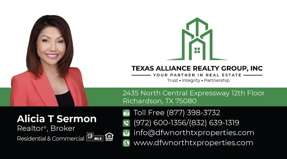 ALICIA T SERMON REALTOR - Contact Agent - 2435 Central Expy, Richardson ...