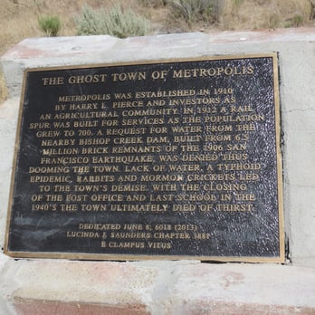 METROPOLIS GHOST TOWN - Updated June 2025 - 40 Photos - Wells, Nevada ...