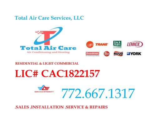 TOTAL AIR CARE SERVICES - Updated January 2026 - 12 Photos - Port St. Lucie, Florida - Heating ...