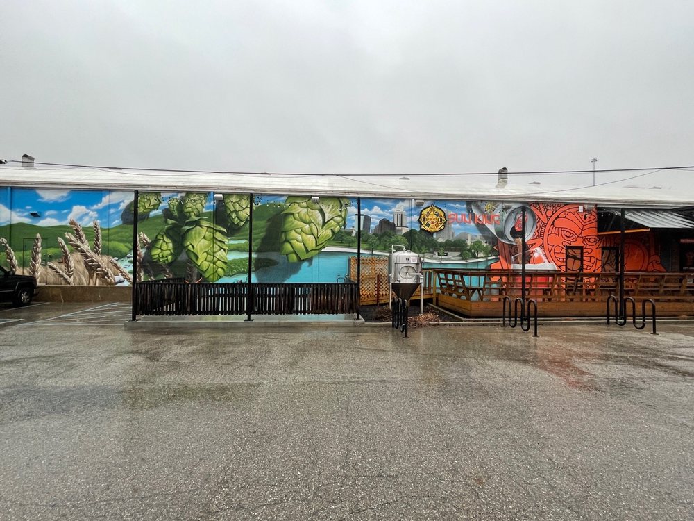 HOPS - THE SUN KING MURAL BY LECK - 11 Photos - 135 N College Ave ...