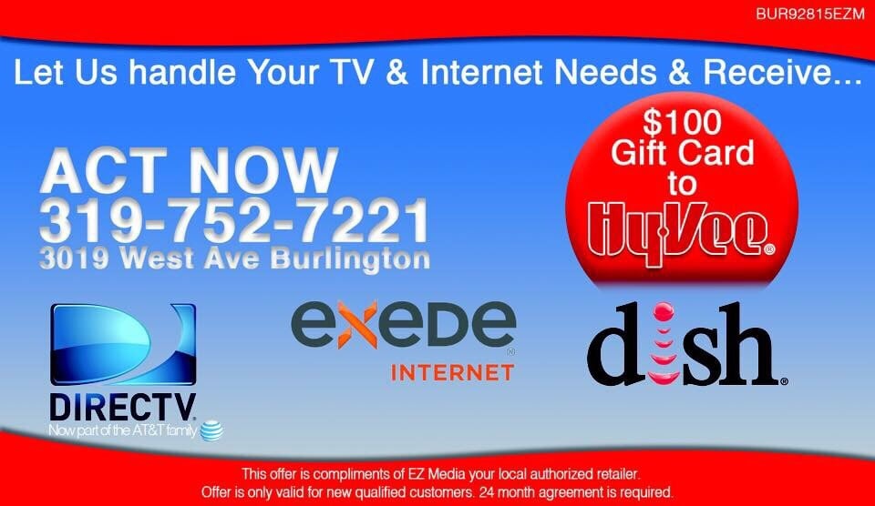 EZ MEDIA SAT - Updated April 2026 - Burlington, Iowa - Internet Service ...