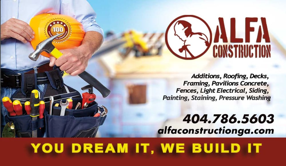 ALFA CONSTRUCTION - 3721 New MacLand Dr, Powder Springs, Georgia ...