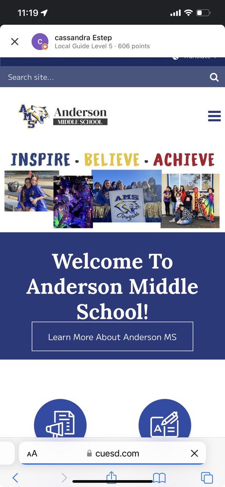 ANDERSON MIDDLE SCHOOL - Updated January 2025 - 1646 Ferry St, Anderson ...