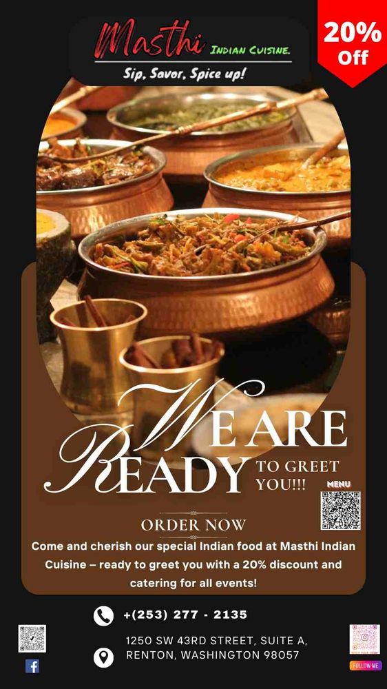 MASTHI INDIAN CUISINE - Updated January 2025 - 44 Photos & 11 Reviews ...