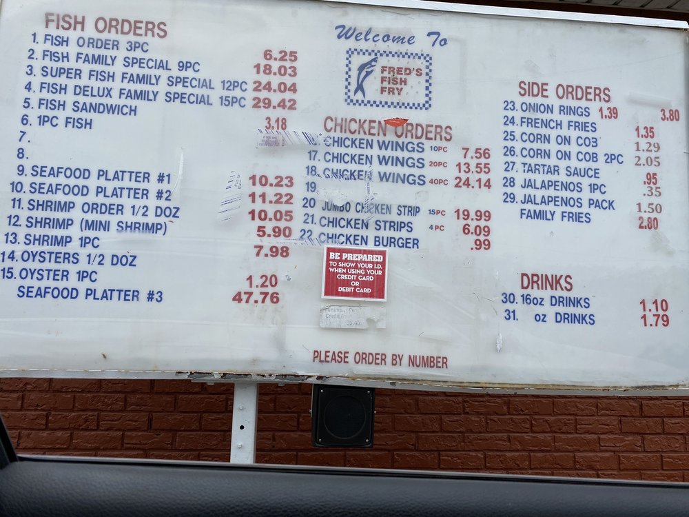 FREDS FISH FRY - Updated March 2024 - 17 Reviews - 1802 Goliad Rd, San ...