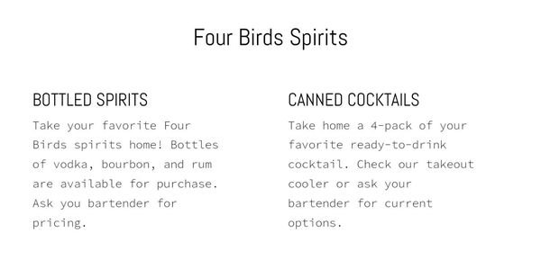 FOUR BIRDS DISTILLING - Updated May 2024 - 1901 Darby Rd, Havertown ...