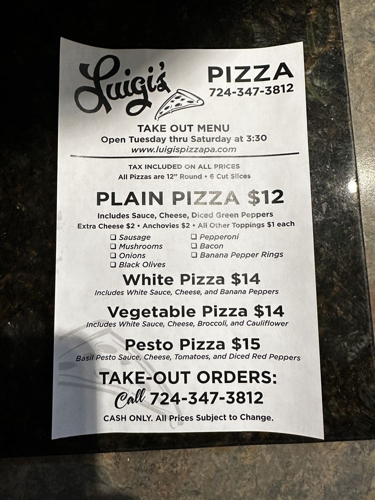 LUIGI’S PIZZERIA - Updated July 2025 - 29 Reviews - 2918 E State St ...