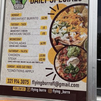 FLYING BURRO - Updated November 2024 - 59 Photos & 37 Reviews - 1180 S ...
