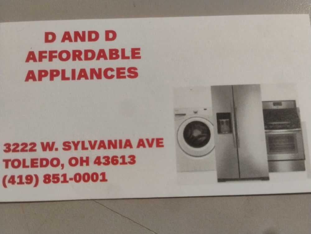 D & D AFFORDABLE APPLIANCES - Updated February 2025 - Request a Quote ...