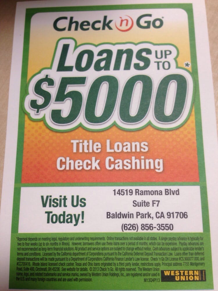 CHECK N’ GO - Updated February 2025 - 14519 Ramona Blvd, Baldwin Park ...