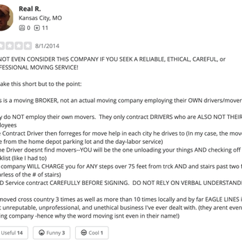 EAGLE LINES MOVING & STORAGE - Updated January 2026 - 12 Photos & 140 ...