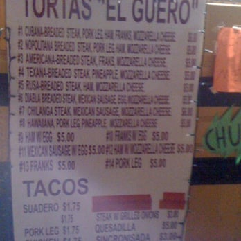 TORTAS EL GUERO - Updated October 2025 - 19 Photos & 20 Reviews - 5415 ...