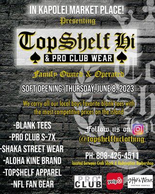TOPSHELF HI & PRO CLUB WEAR - Updated December 2025 - 29 Photos - 590 ...
