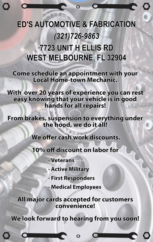 ED’S AUTOMOTIVE & FABRICATION - Updated December 2025 - 12 Photos ...