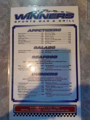 WINNERS SPORTS BAR AND GRILL - Updated November 2025 - 200 Main St ...