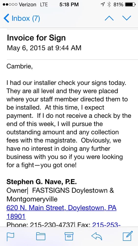 FASTSIGNS OF NORTH PENN - Updated January 2026 - 411 Doylestown Rd ...