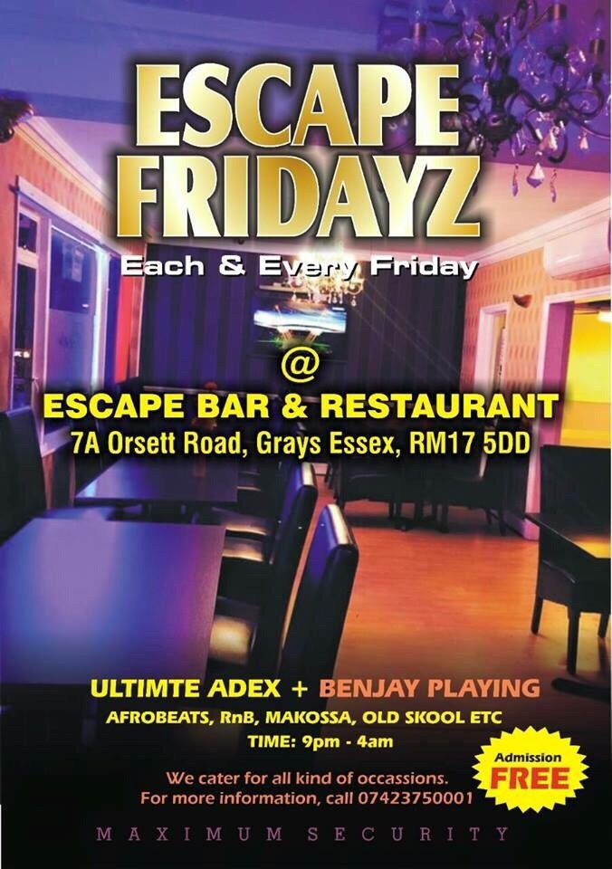 ESCAPE RESTAURANT AND BAR - Updated April 2025 - 7a Orsett Road, Grays ...