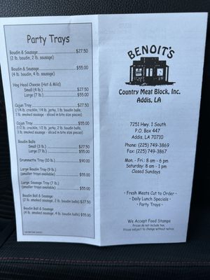 BENOIT’S COUNTRY MEAT BLOCK - Updated December 2025 - 17 Photos & 14 ...
