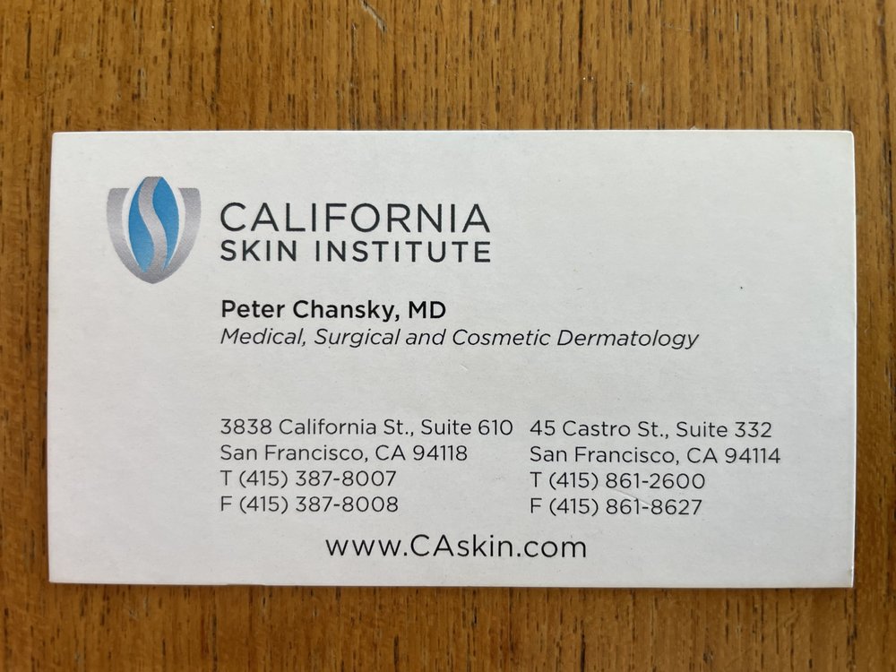 PETER CHANSKY, MD - 12 Reviews - 3838 California St, San Francisco ...